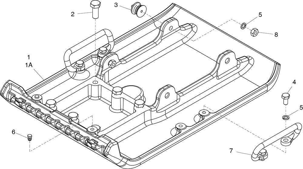Altrad Belle :: Belle Spare Parts : PCX 13/40E+ - Baseplate Assembly