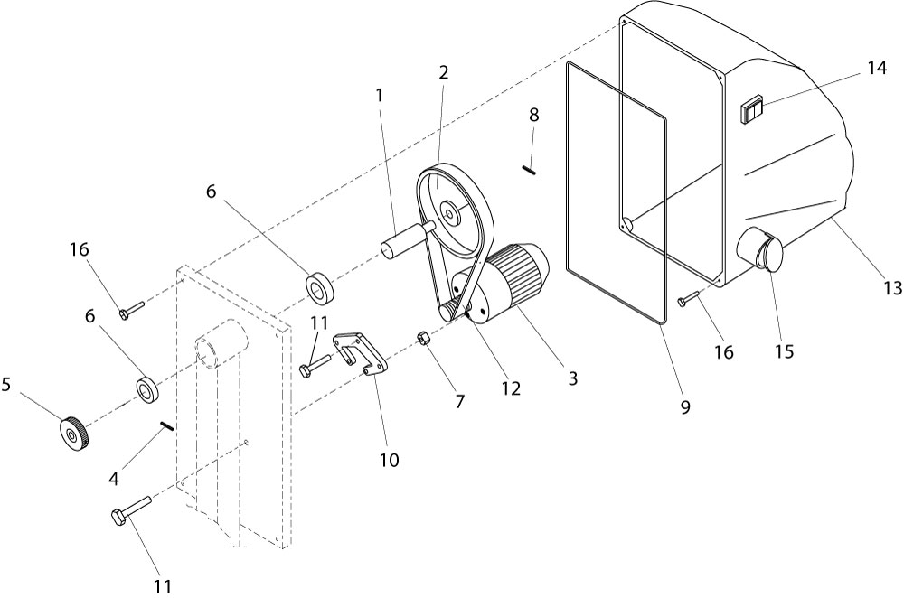 Altrad Belle :: Belle Spare Parts : TBE 130/165 - Drive Kit